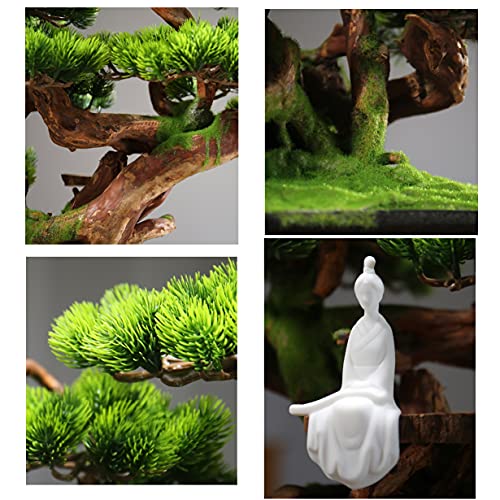 Artificial Small Bonsai Artificial Bonsai Tree Ceramic Figures ...
